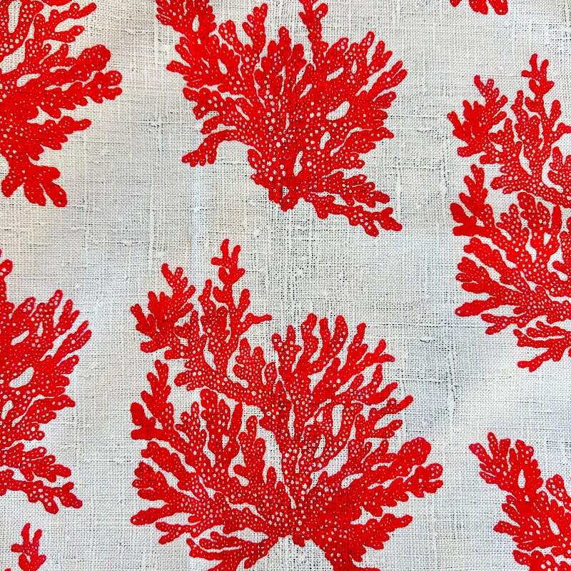 Red Coral Print - Etsy
