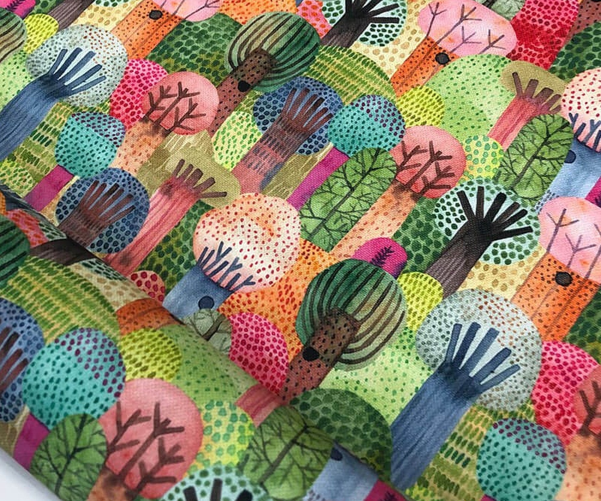 Tree Fabric Forest Fabric Jungle Fabric Upholstery Fabric - Etsy