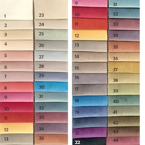 VELVET Fabric, Cotton Upholstery, by the Yard Velvet for Sofa, Chair ...