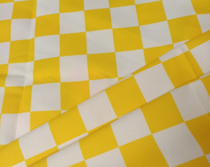 Yellow Squares Fabric Yellow Grid by Ellegarrettdesigns Yellow and Red ...