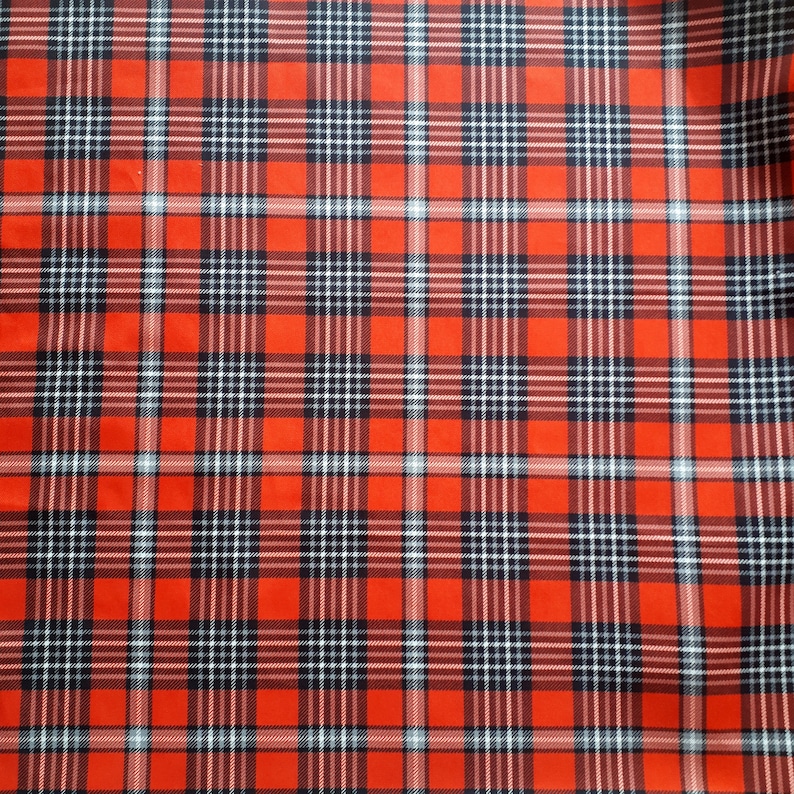 Scottish Plaid Fabric Scottish Upholstery Scottish Table - Etsy