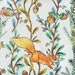 Squirrel, Filbert, Hazelnut and Bird Pupholstery Fabric for Textile ...