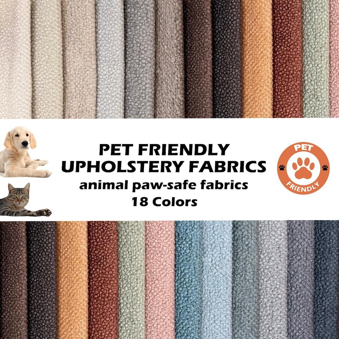 Cat Dog Paw-safe Fabric, Pet Friendly Upholstery Fabric, by the Yard ...