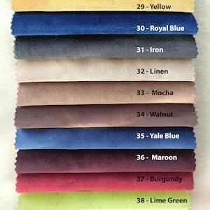 VELVET Fabric, Upholstery Fabric for Chair, Sofa, Velvet Curtain, Bed ...