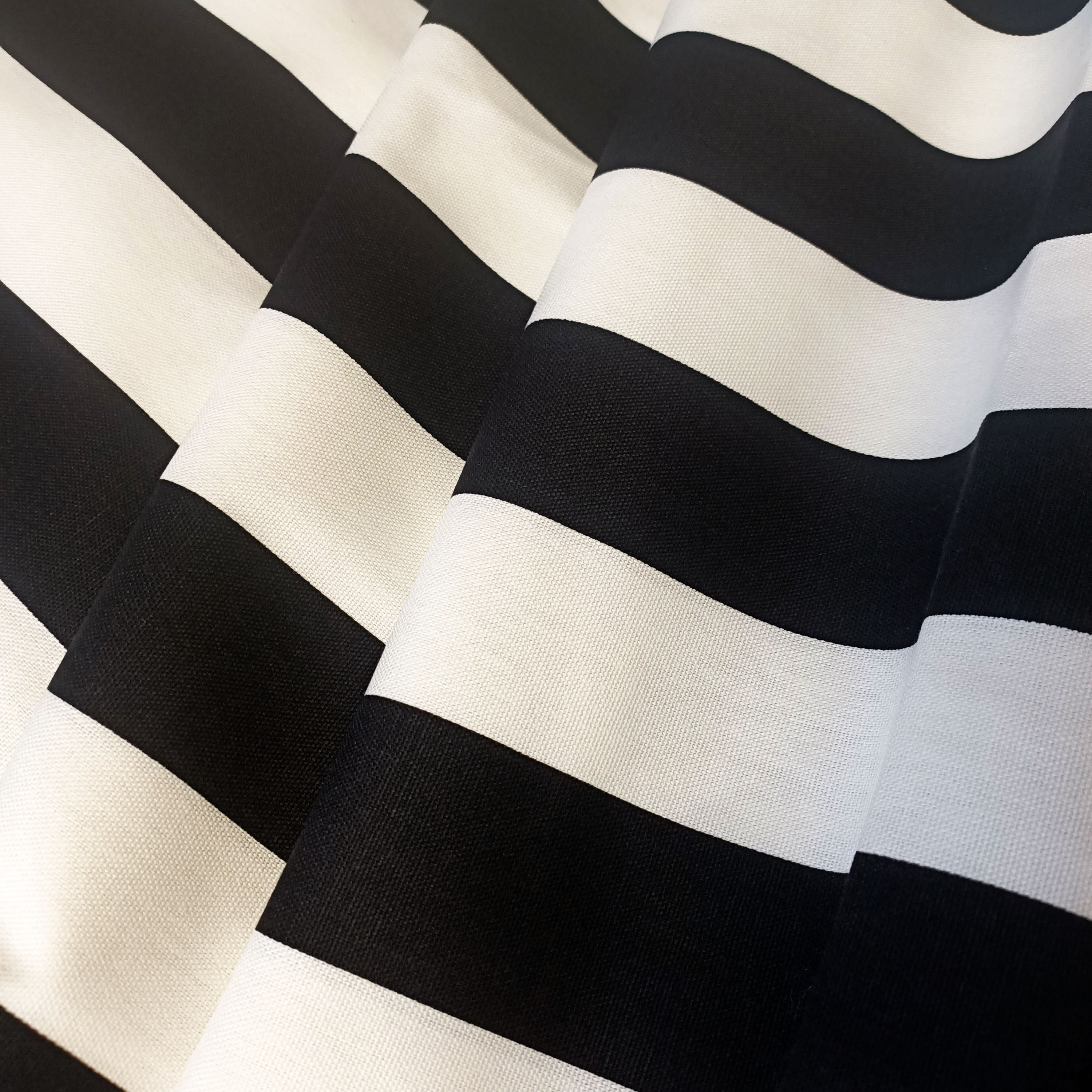 Striped Cotton Duck Canvas Fabric Gray Indoor Outdoor Canvas - Etsy