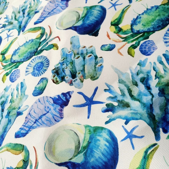 Seashell Pattern Fabric