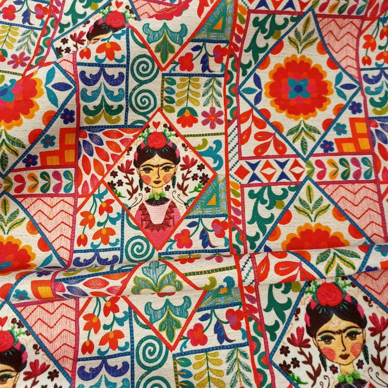 Mexican Embroidery Fabric - Etsy