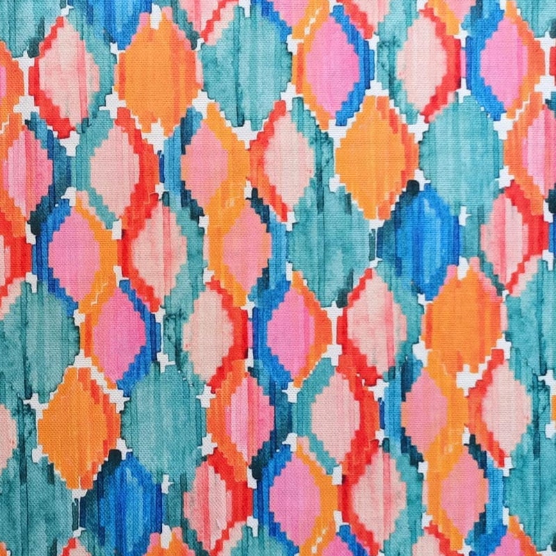 Orange Ikat Fabric - Etsy