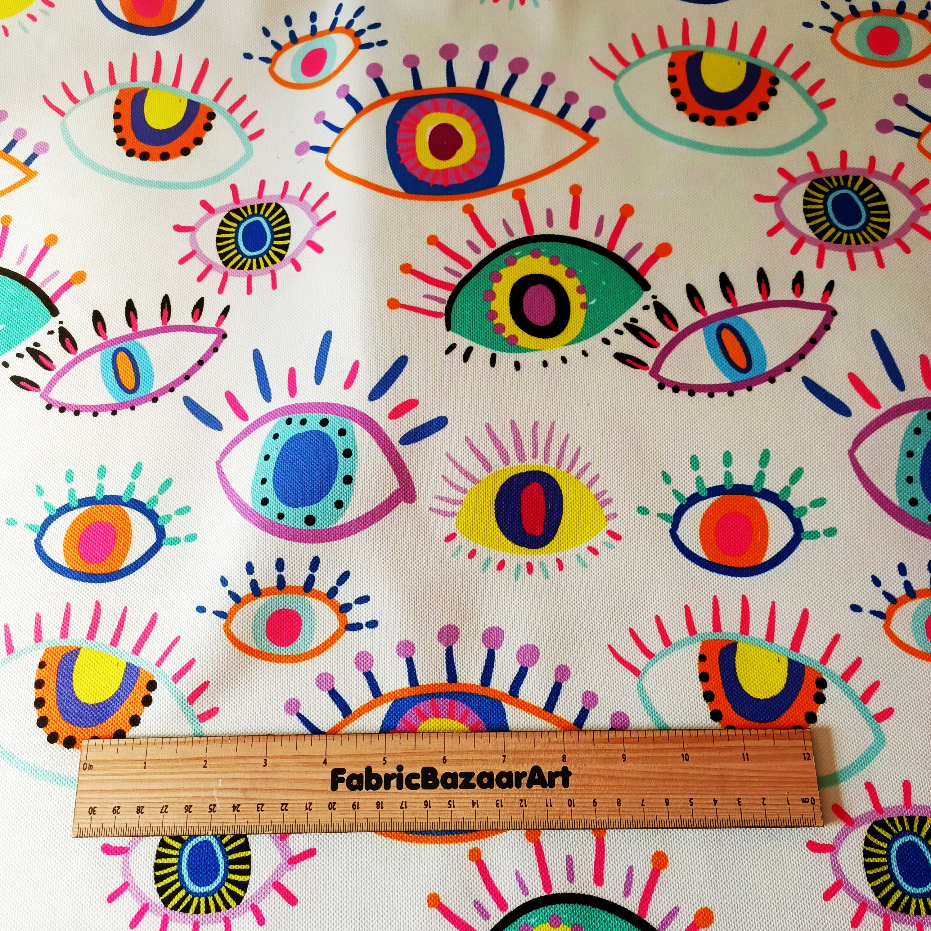 Evil Eye Fabric, Evil Eye Home Textile, Evil Eye Curtain, Evil Eye Pattern Upholstery, Evil Eye ...