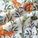 Squirrel, Filbert, Hazelnut and Bird Pupholstery Fabric for Textile ...