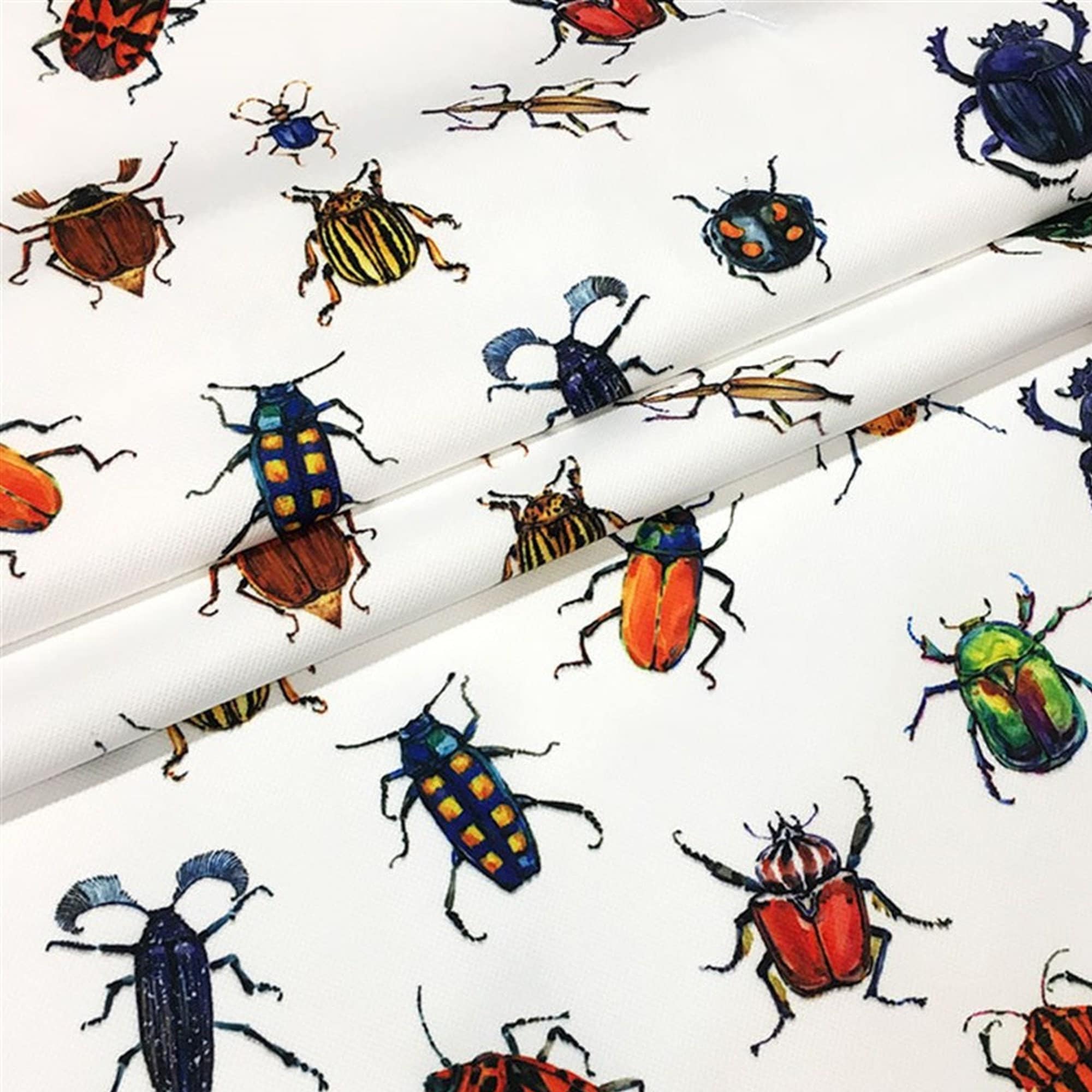 Insect Fabric, Firefly, Grasshopper, Ant Print Fabric, Upholstery, Bug ...