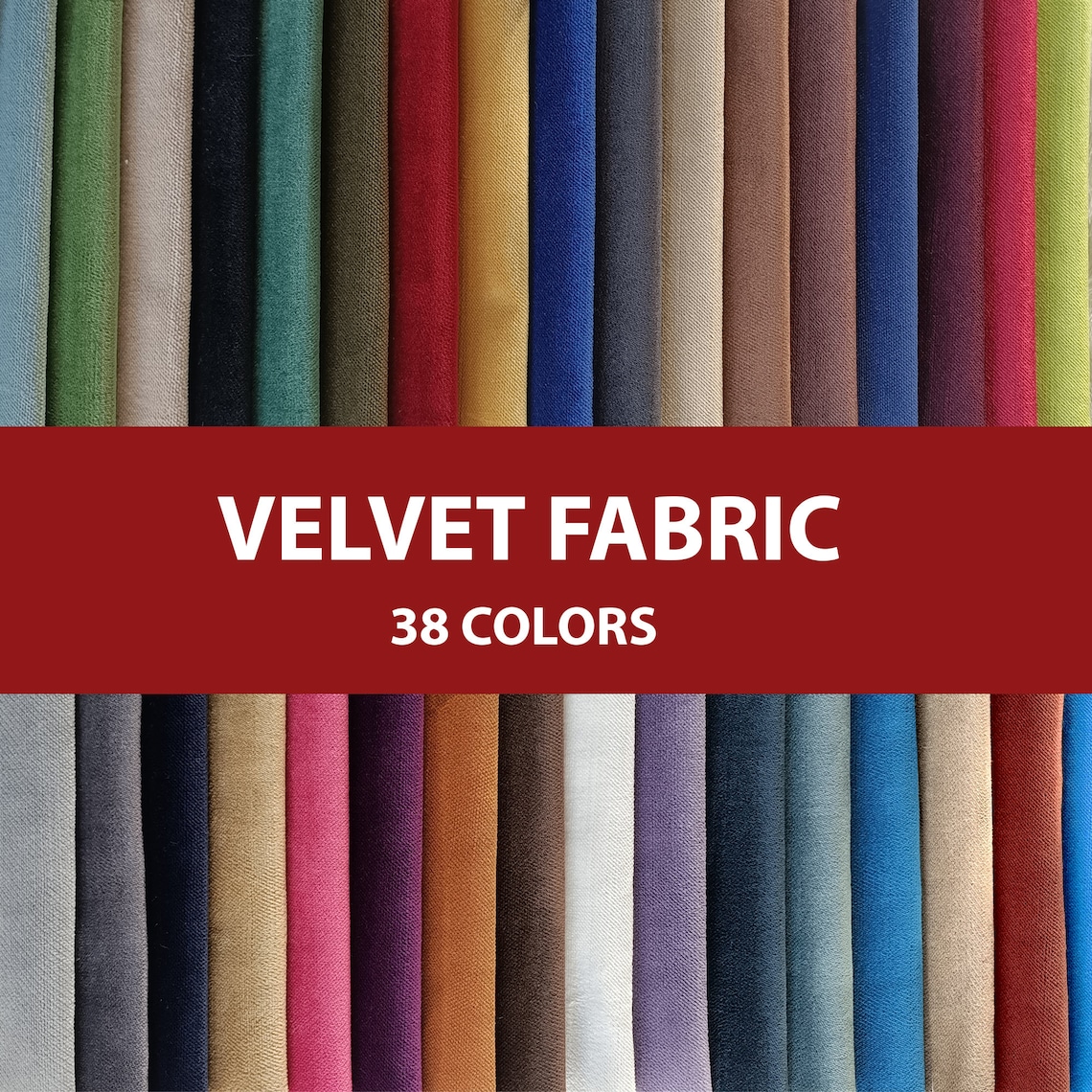 VELVET Fabric, Upholstery Fabric for Chair, Sofa, Velvet Curtain, Bed ...