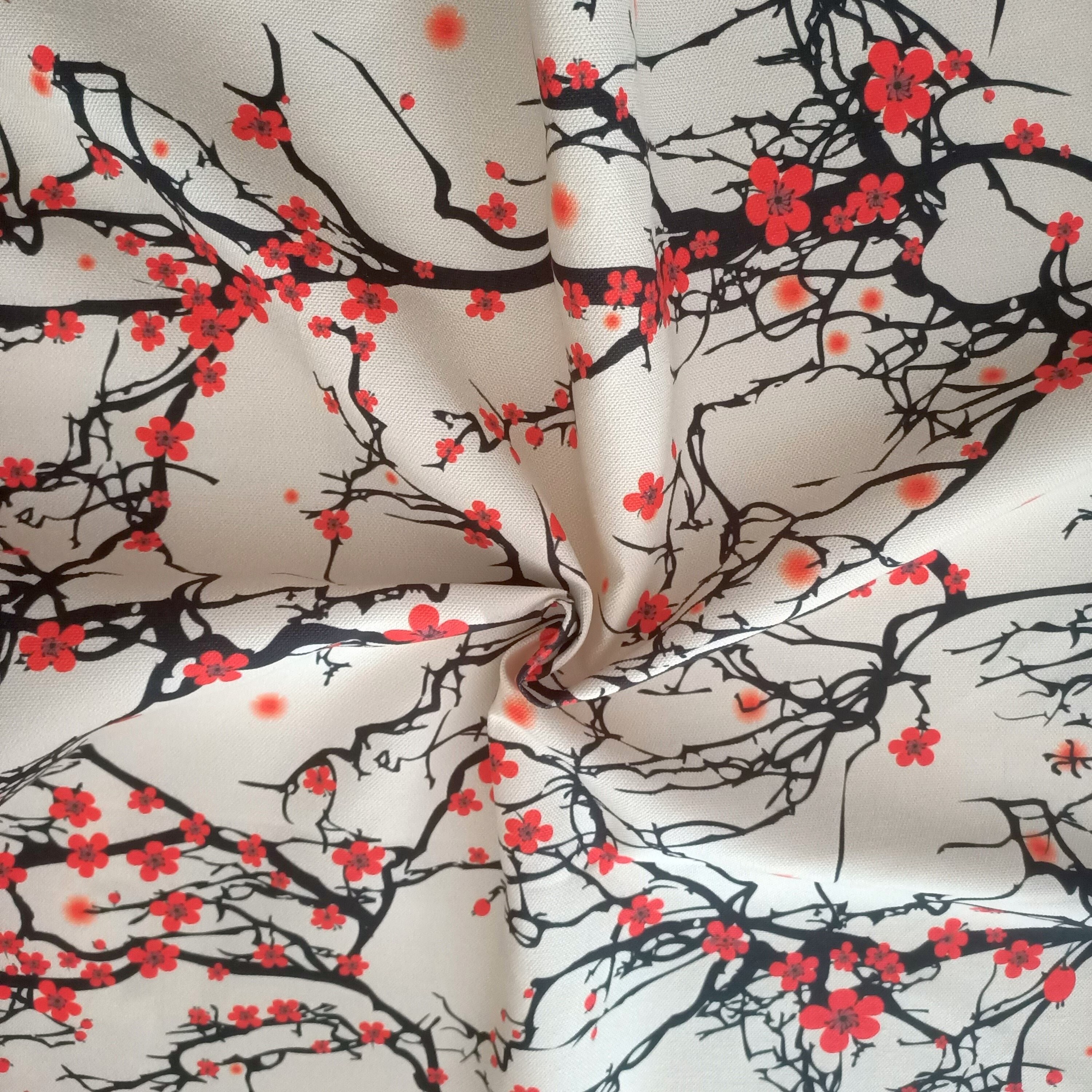 Cherry Blossom Sakura Tree Print Spring Flower Fabric for - Etsy Canada