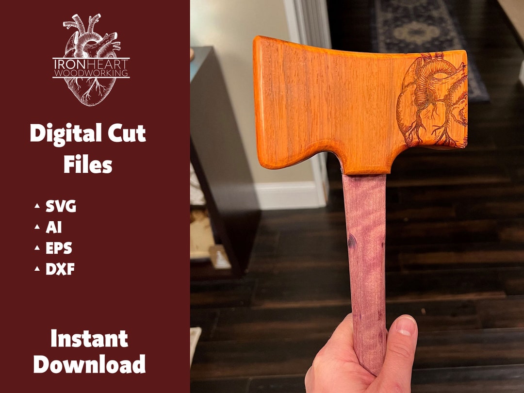 Mallet SVG "the Hatchet" File - CNC Mallet Plans - Mallet Template - Etsy