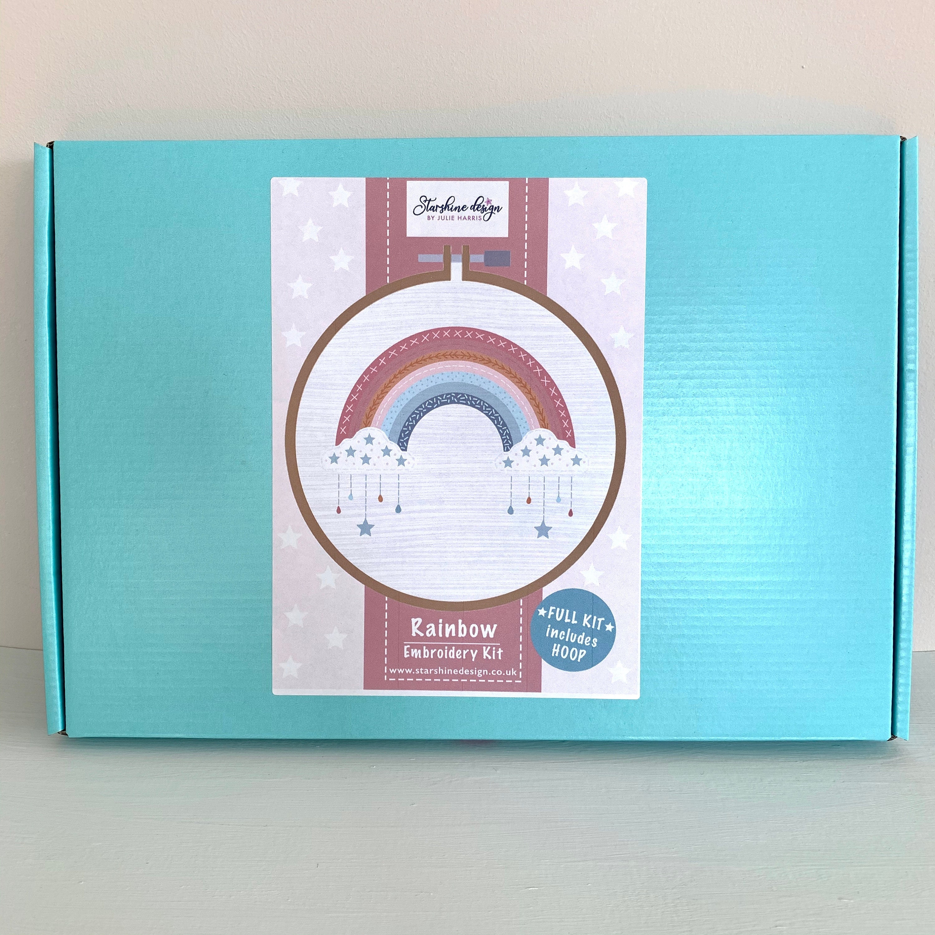 Rainbow Embroidery Kit - Etsy
