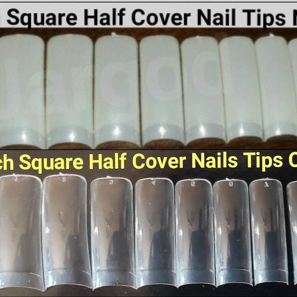 Wide False Nails - Etsy
