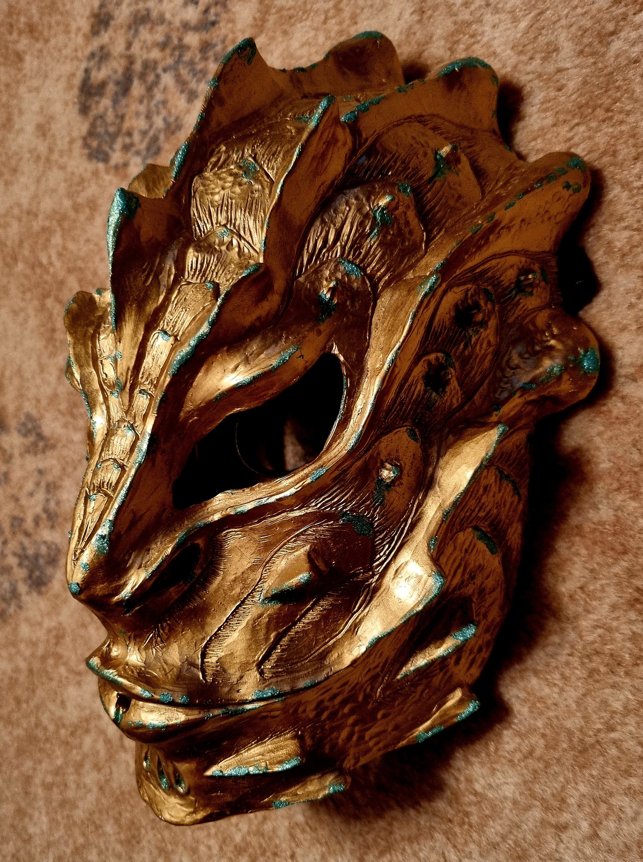 Fantasy Mask, Carnival Mask, Reptilian Mask. Reptilian Mask. - Etsy
