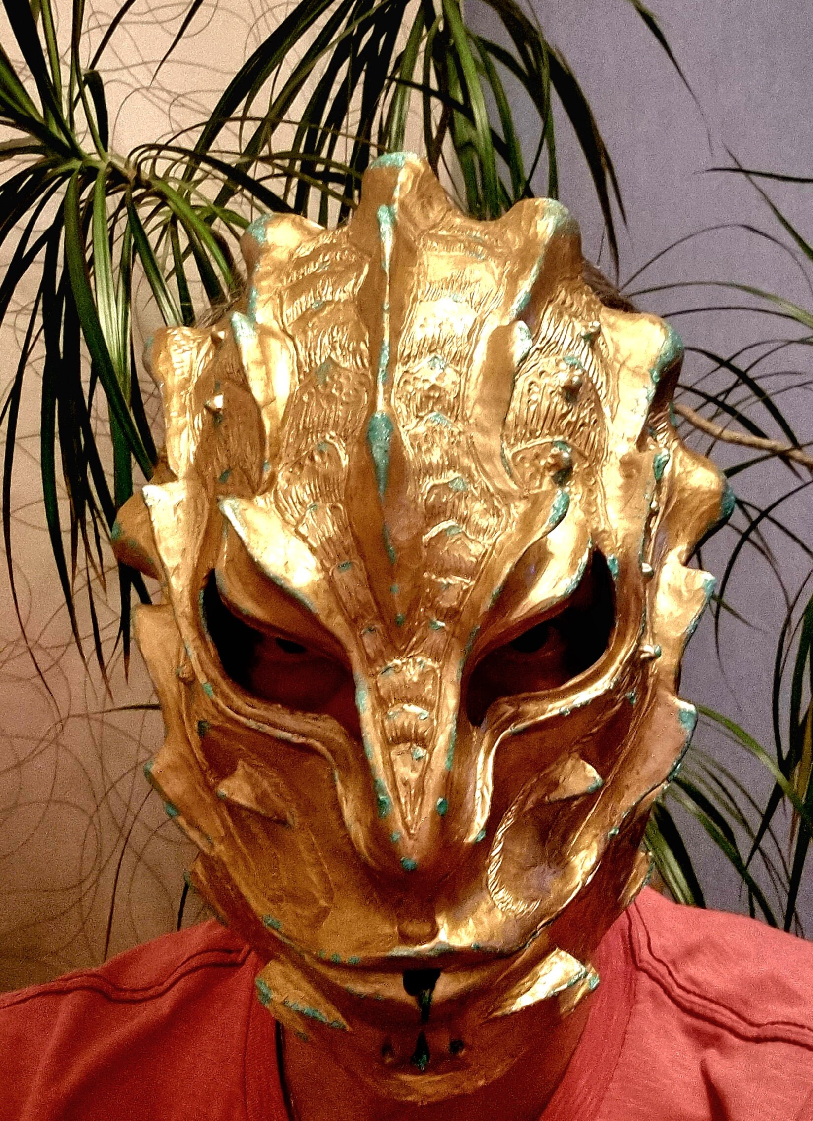 Fantasy Mask, Carnival Mask, Reptilian Mask. Reptilian Mask. - Etsy