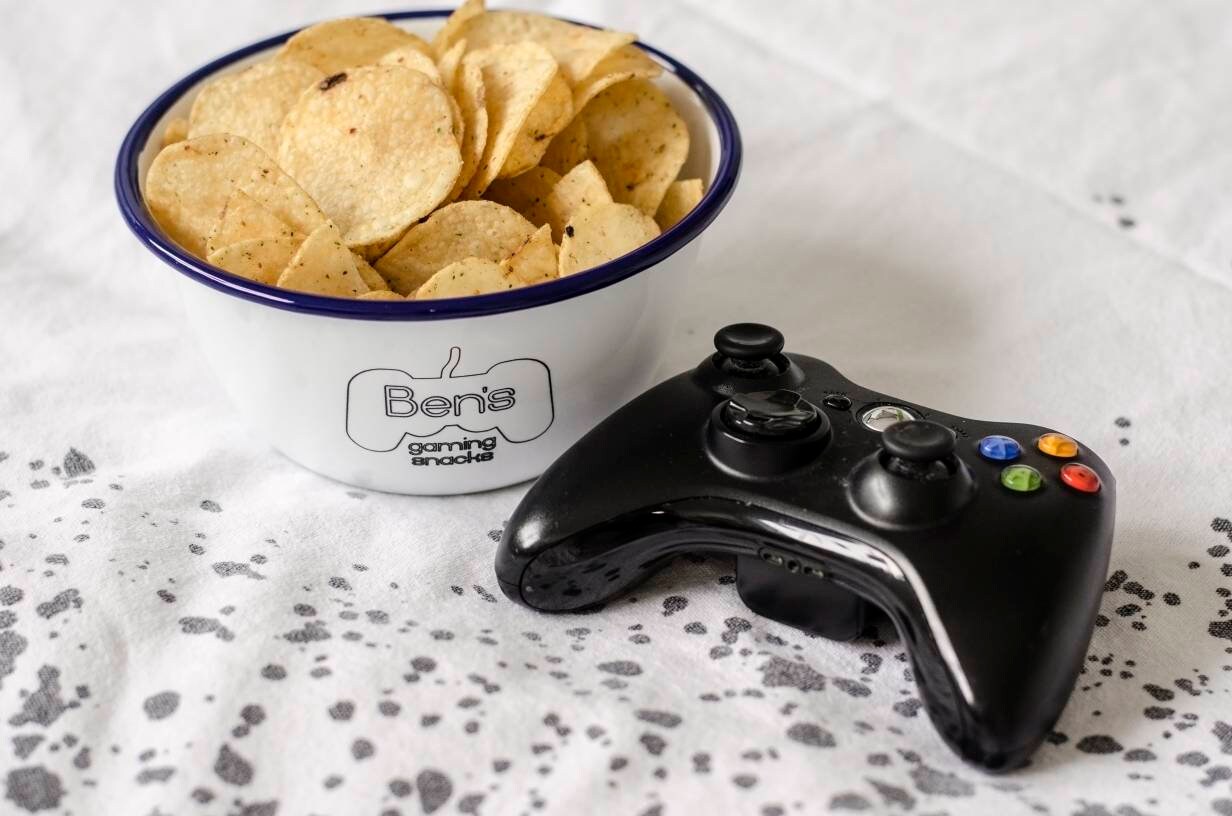 Personalised Gaming Snacks Bowl - Engraved Enamel - Etsy UK