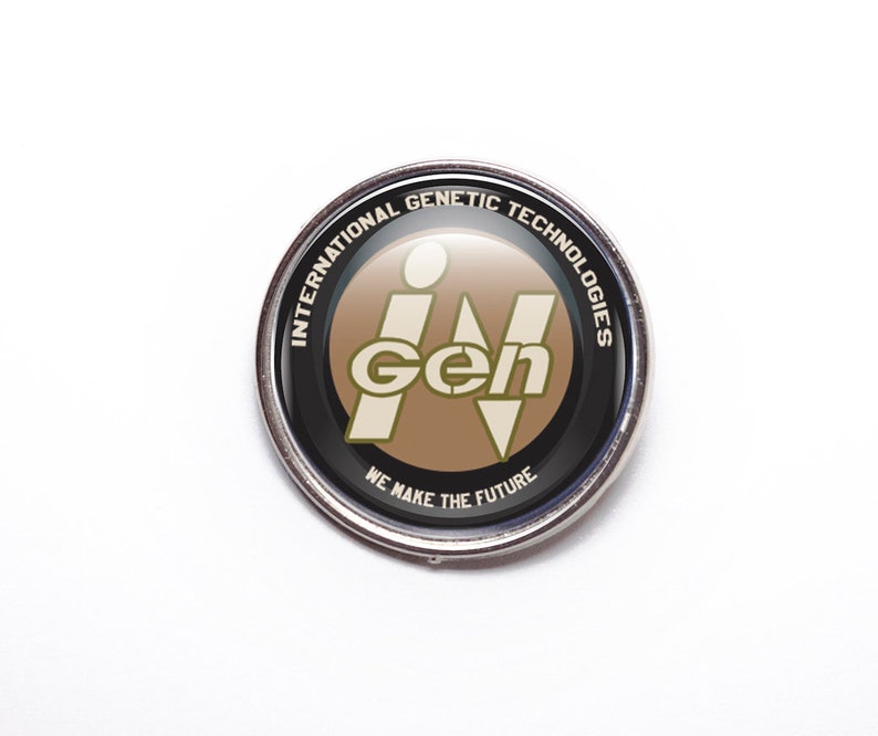 Jurassic Park Ingen 25mm Pin Badge - Etsy