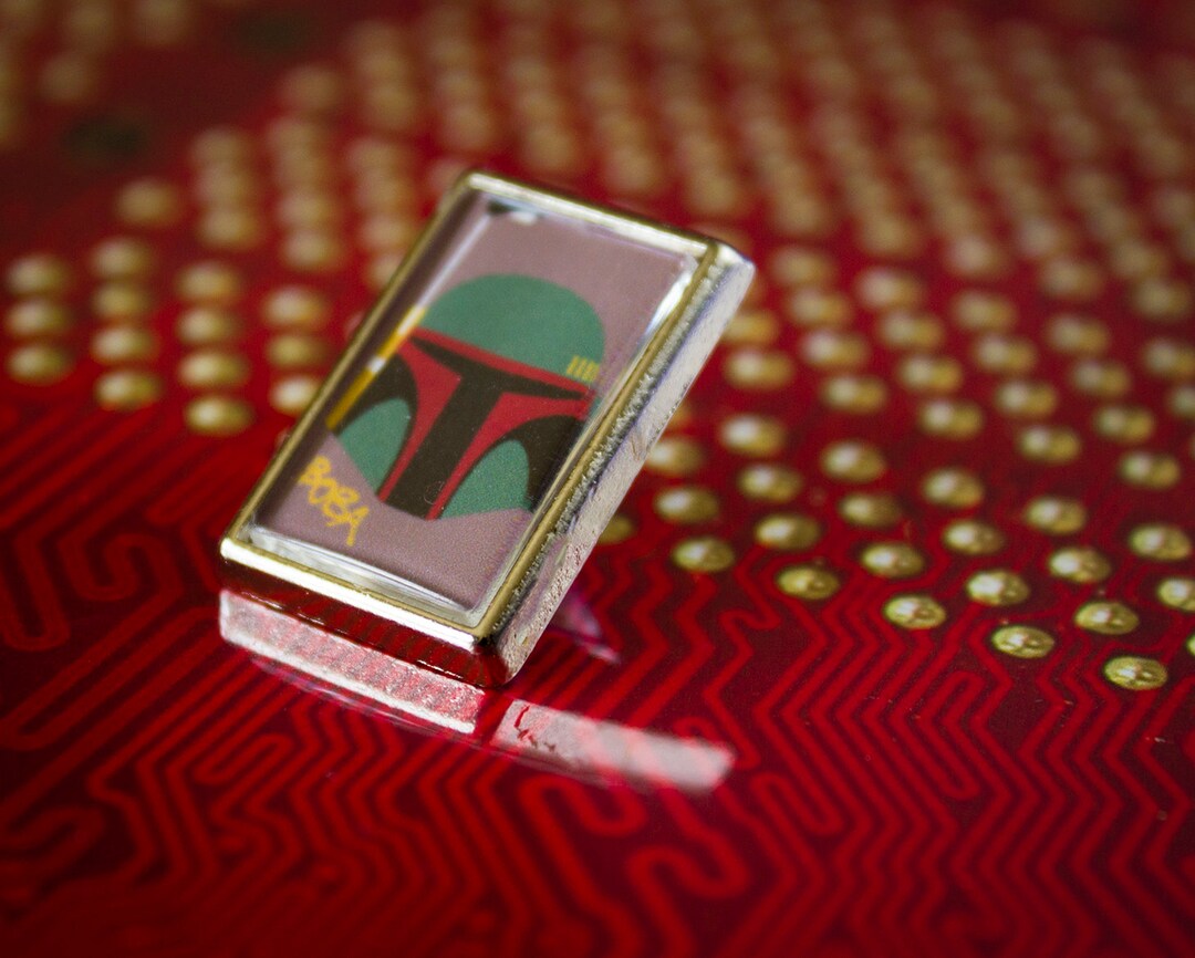 Star Wars Inspired Boba Fett Rectangle Pin Badge - Etsy