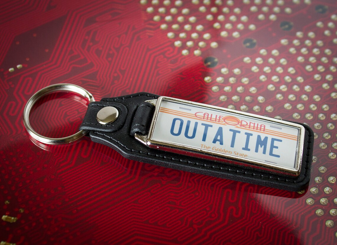 Cool Back to the Future License Plate Outatime Medallion | Etsy