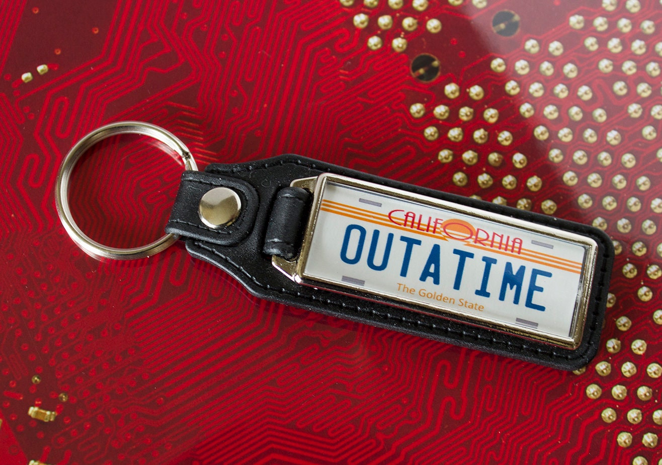 Cool Back to the Future License Plate Outatime Medallion - Etsy Denmark