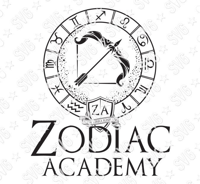 Zodiac Academy Sagittarius SVG - Etsy