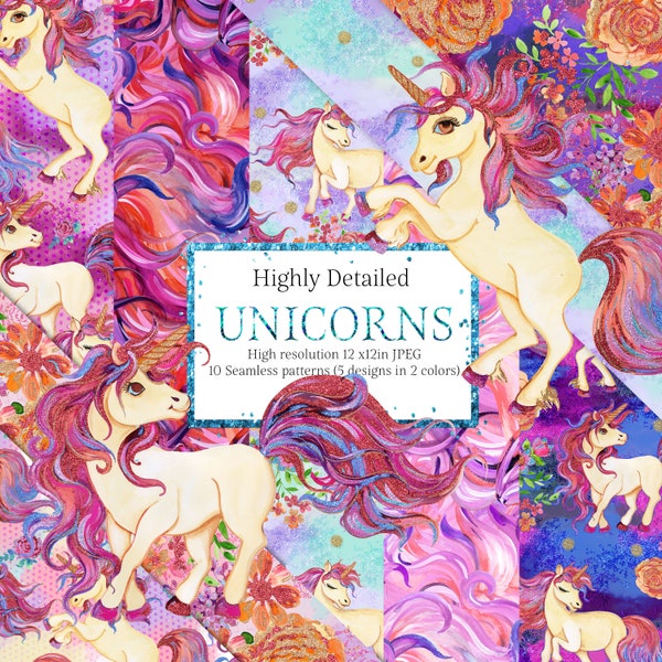 Whimsical Digital Paper - Etsy