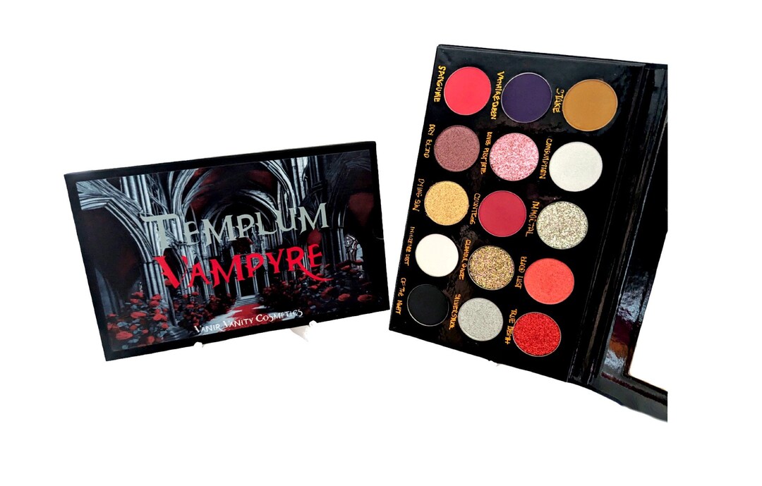 Templum Vampyre, Vampire Theme Eyeshadow Palette, Romantic/vampire Goth ...