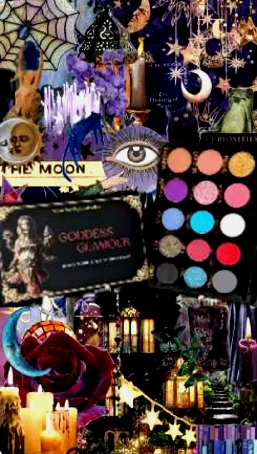 Goddess Glamour Eyeshadow Palette, Vibrant, Velvety Mythic Shades ...