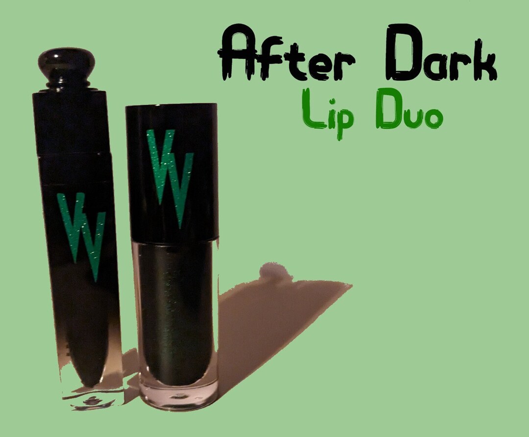 After Dark Black Lip Duo, Black No.1 Liquid Lipstick & Creepy Green ...