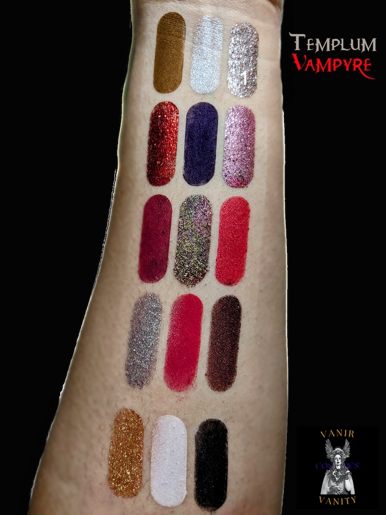 Templum Vampyre, Vampire Theme Eyeshadow Palette - Etsy