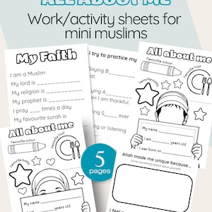 Islamic Worksheets for Kids: Fun Muslim Learning Activities (PDF ...