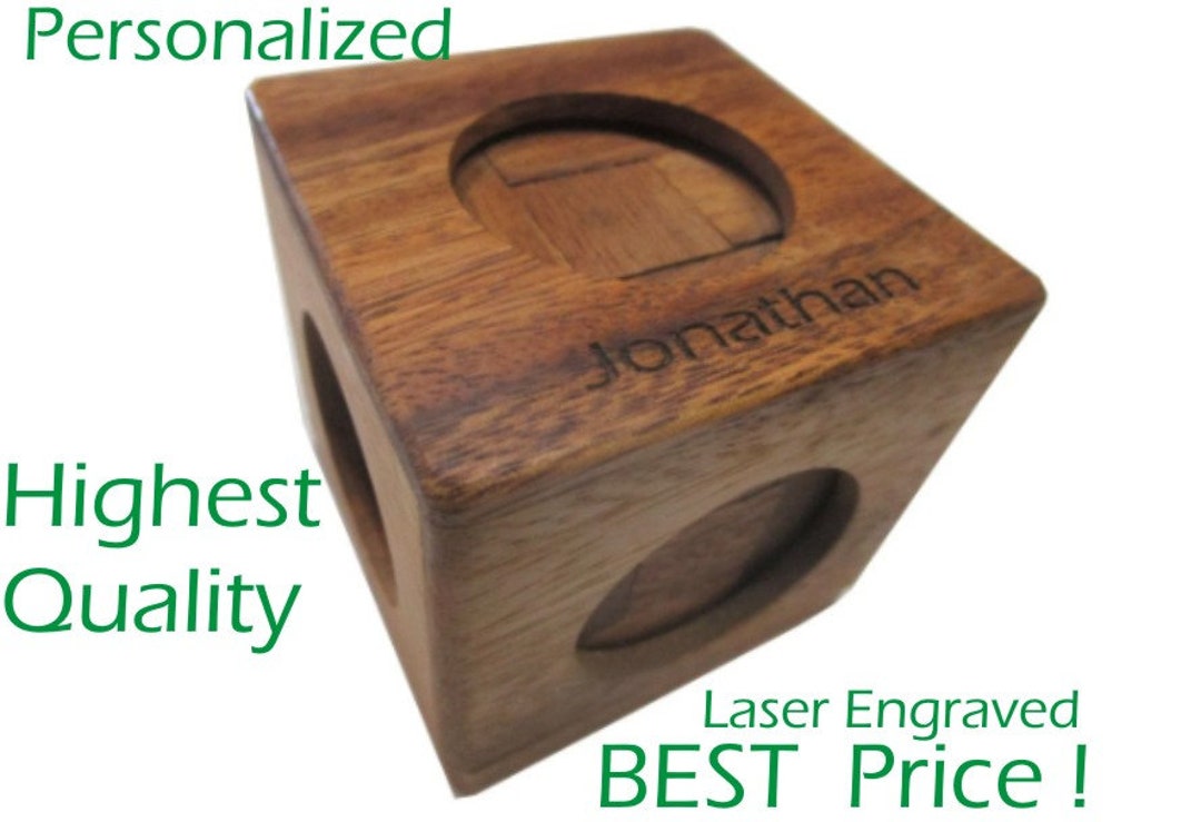 Wooden SOMA Cube Personalized Puzzle Brain Teaser - Etsy