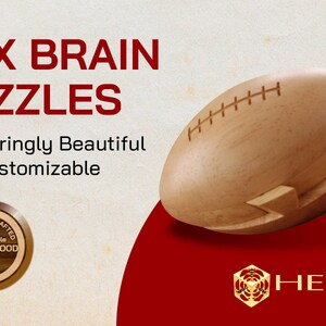Football Brain Teaser Puzzle Gift Personalized - Etsy