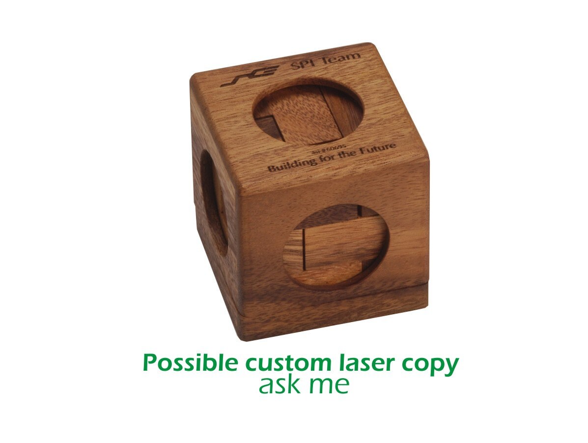 Wooden SOMA Cube Personalized Puzzle Brain Teaser - Etsy