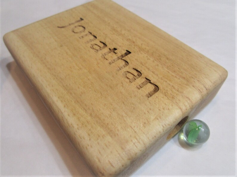 Wooden Lost Marble Brain Teaser Puzzle Personalized - Etsy