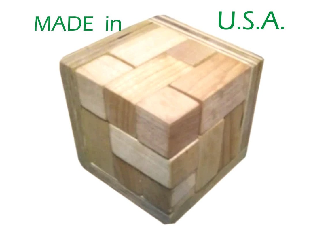 4D Slanted Rhoma Cube Puzzle AMERICAN MADE in USA - Etsy