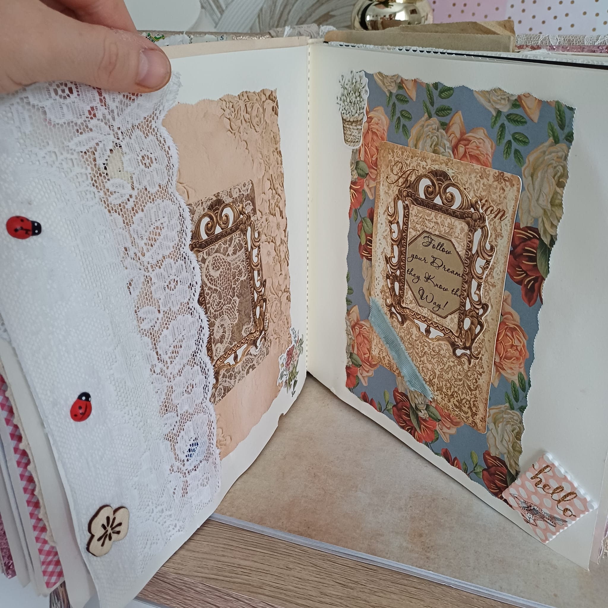 Artistic Journal Junk Journal Vintage Album of Handmade Treasures, Old ...
