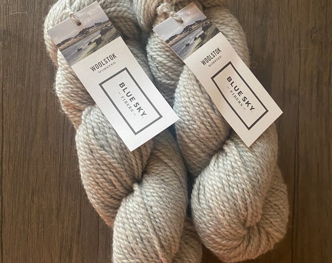 De-stash Yarn Sale Blue Sky Fibers Woolstok Worsted 50g Grey Harbor - Etsy