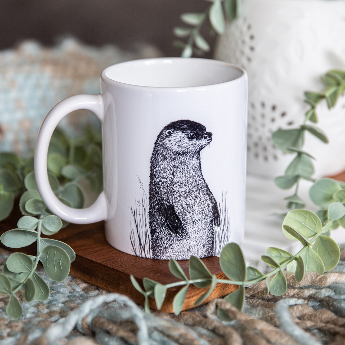 Otter Mug Personalised | Etsy