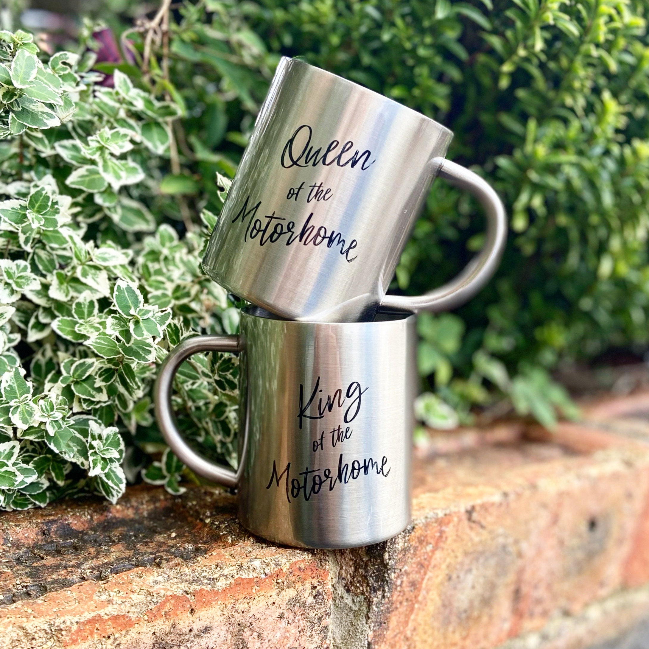 King & Queen of the Motorhome Motorhome Mugs Camping Mugs - Etsy