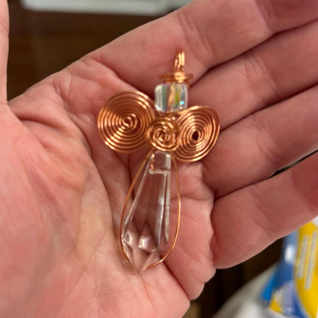 Crystal Prism Angel Suncatcher - Etsy