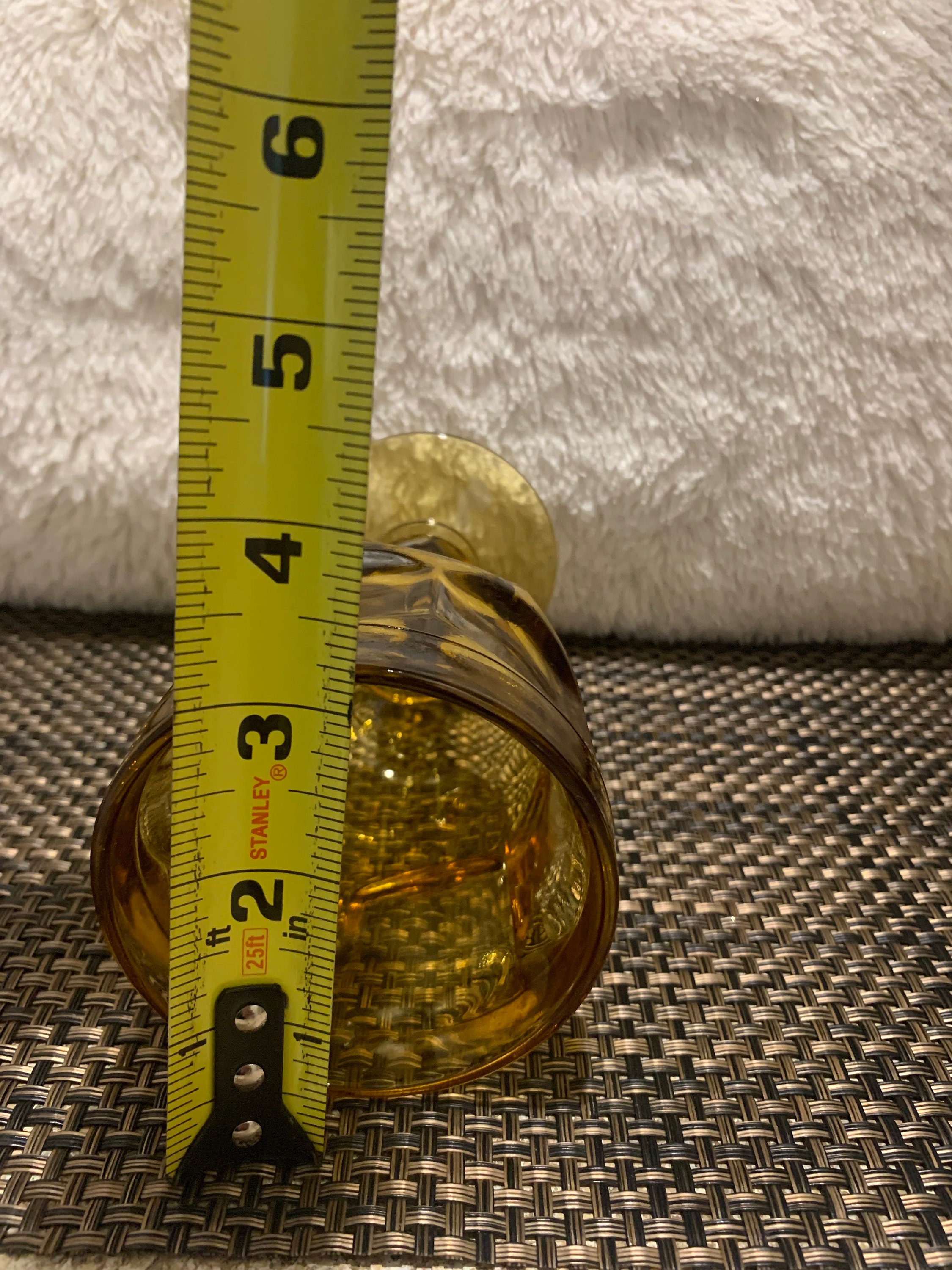 Honey Amber Glass Goblets - Libby, Set of 4 - Etsy