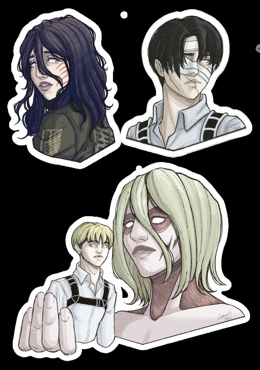Aot Sticker Bundle - Etsy