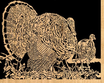 Strutting turkey | Etsy