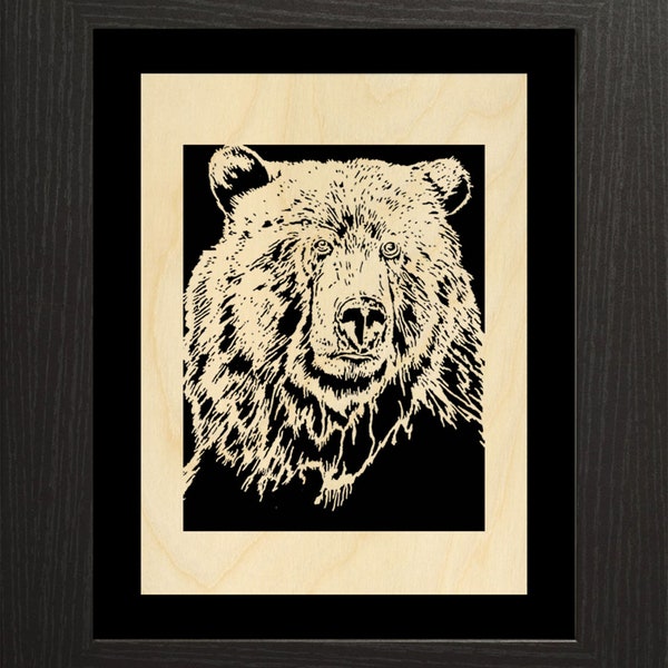 Bear Scroll Saw Pattern - Etsy