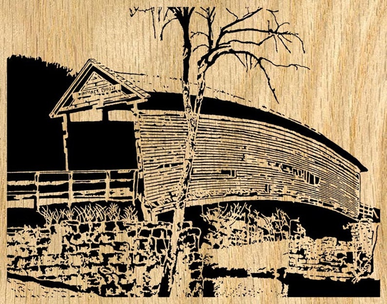 048mw - Humpback Bridge - Scroll Saw Pattern (pdf) - Etsy