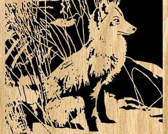 Wolf Scroll Saw Pattern - Etsy